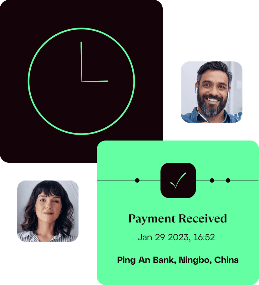 International payment tracking